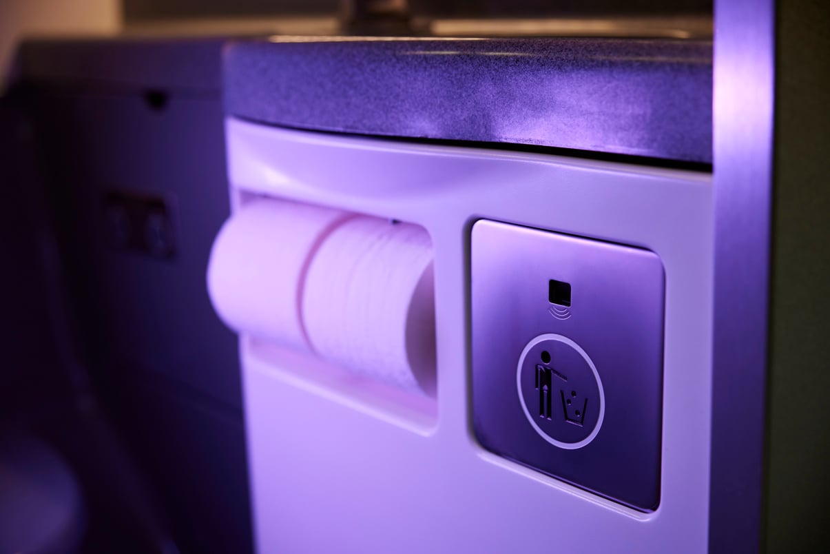 Touchfree™ Waste Flap | Aviation Industry